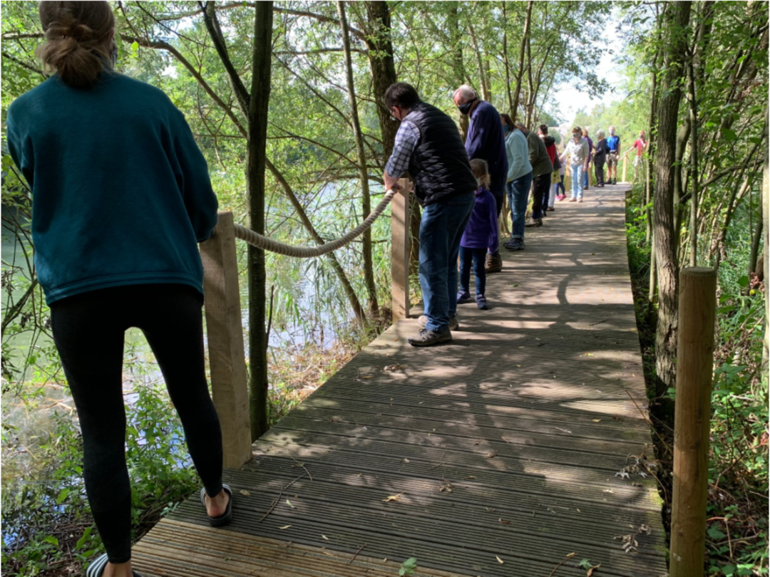 Boardwalk Handrail – Somerford Keynes
